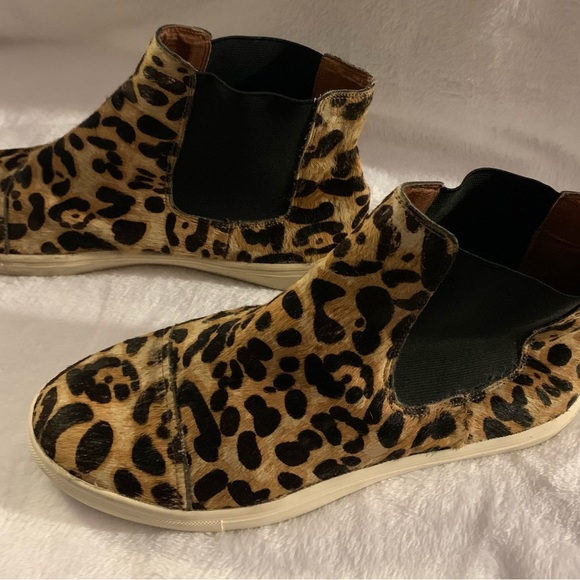 Steve Madden | Shoes | Steve Madden High Top Sneaker Leopard Print ...